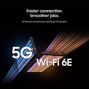 SAMSUNG Galaxy XCover6 Pro 5G | Rugged (IP68 Rated) Unlocked (Verizon, AT&T, T-Mobile, US Cellular) | Dual Sim (1 Nano + 1 eSIM) | 128GB | US Version (2022 Model) | Black (SM-G736UZKEXAA)