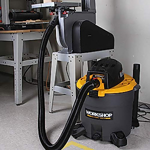 WORKSHOP Wet/Dry Vacs Vacuum WS1600VA High Capacity Wet/Dry Vacuum Cleaner, 16-Gallon Heavy-Duty Shop Vacuum Cleaner, 6.5 Peak HP Wet and Dry Vacuum