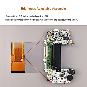 HISPEEDIDO 3.2 inch Backlight LCD Backlit V2 IPS Screen,10 Brightness Adjustable,5 IN 1 Repair Upgraded Custom Mod Kits Compatible for Game Boy Advance GBA
