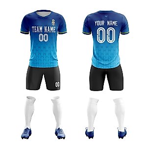 Custom Soccer Jersey Shorts for Men Women Kids Personalized Sportswear Printed Any Name Number