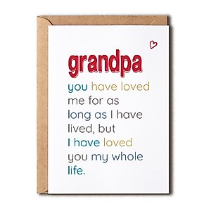 Grandpa You Have Loved - Special Grandpa's Day Card - Birthday Card For Grandpa - Sentimental Card For Grandpa - Meaningful Card For Grandpa…
