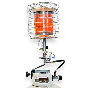 ProCom 360-Degree Tank Top Propane Heater - 42,000 BTU - Model# PCTT360, White