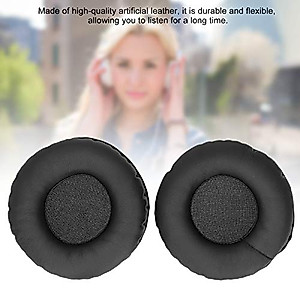 Round Ear Pad, Earphone Ear Pad General Replacement Replacement Headset Ear Padded for RP‑HTX7/HTX7A/HTX9