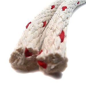 Western Stage Props Cotton Trick Rope Lasso | Lariat Looper Rope for Kids and Adults | Leather Burner Cowboy and Cowgirl Rope for Wedding Ring & Butterflies, 20 Foot