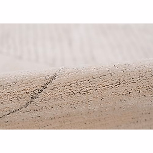 Momeni Rugs WREN 2 Area Rug, 5'3" X 7'3" Ivory Carpet for Living Room, Bedroom, Hallways, Bathroom, and Home Office