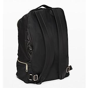 Lululemon Athletica Lululemon City Adventurer Backpack (Black/Gold), Medium