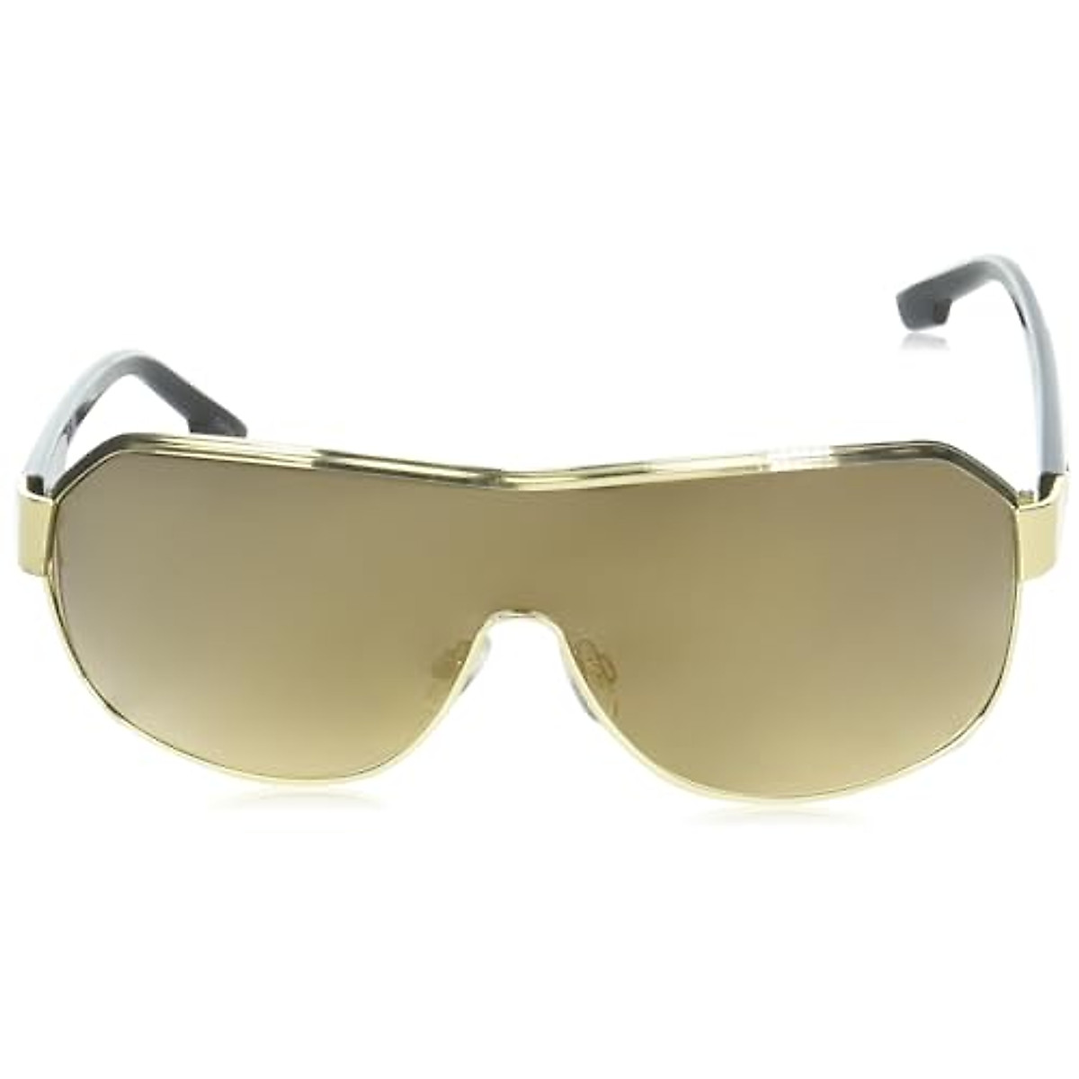 Southpole mens 5012sp Handsome UV Protective Metal Shield Sunglasses for Men Trendy Gifts Men 148 mm, Gold & Black, mm US