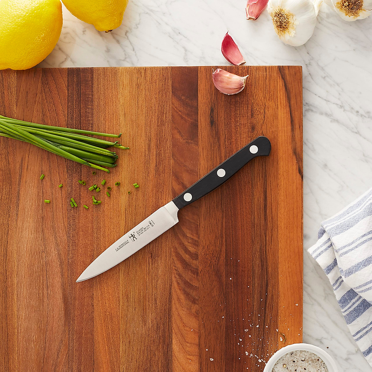 HENCKELS Classic Razor-Sharp 4-inch Paring Knife, German Engineered Informed by 100+ Years of Mastery