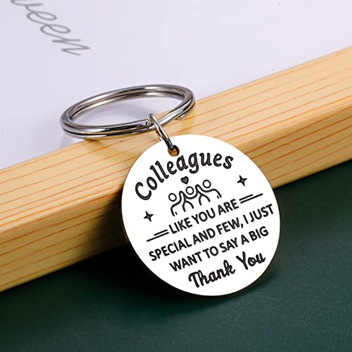 Coworker Colleagues Christmas Gifts for Her Him Women Men Keychains Thank You Coworker Birthday Valentines Office Gift for Female Male Employee Appreciation Retirement Gift for Promotion Leaving Away
