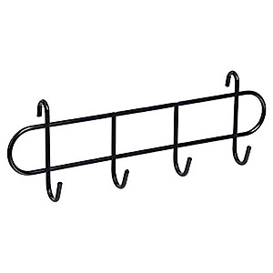 Amazon Basics Hook Rack for Wall Grid Panel, Black