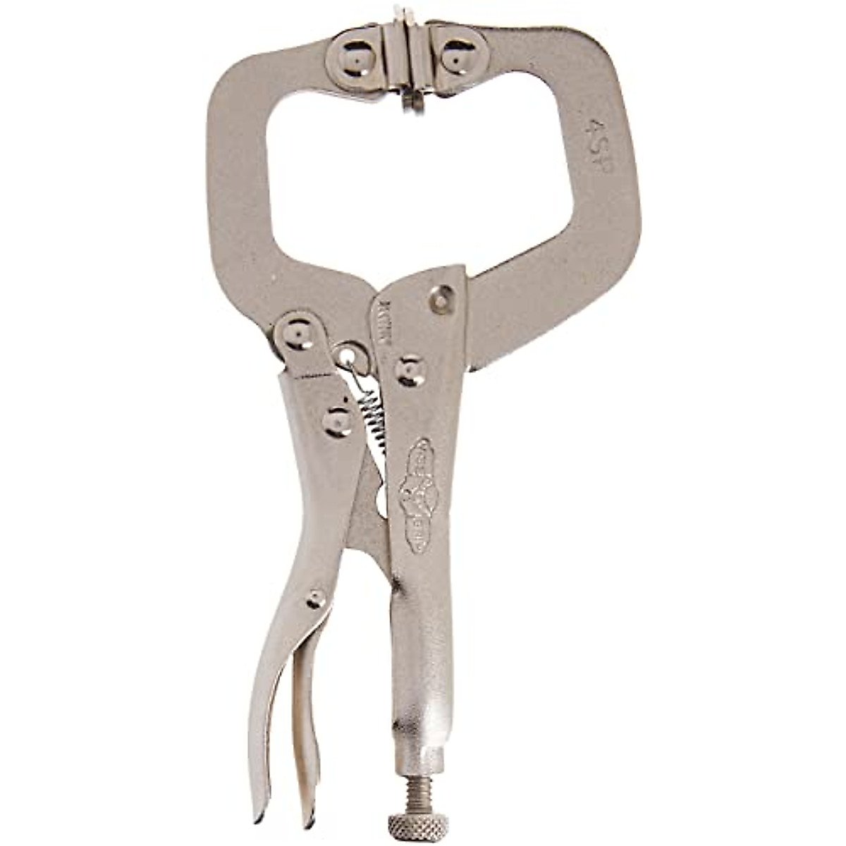 IRWIN VISE-GRIP C Clamp, Locking with Swivel Pads, 4-inch (165)