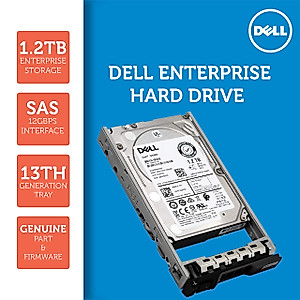 Dell 400-AJPD 1.2TB 10K SAS 12G 2.5” | 0G2G54 ST1200MM0099 Exos 10E2400 | PowerEdge HDD Enterprise Hard Drive in 13G Tray Bundle with Compatily Screwdriver Compatible with 463-7475 89D42 R730 T310