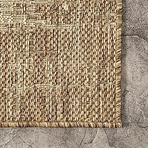 nuLOOM Tami Transitional Square Indoor/Outdoor Area Rug, 2' x 3', Beige