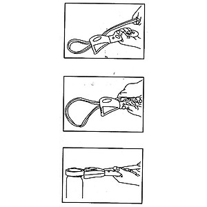 TuffMan Tools Oil Filter Wrench Set - 2pcs, Use as Jar Opener, Pipe Wrench, Rubber Strap Wrenches Used by Mechanics, Plumbers