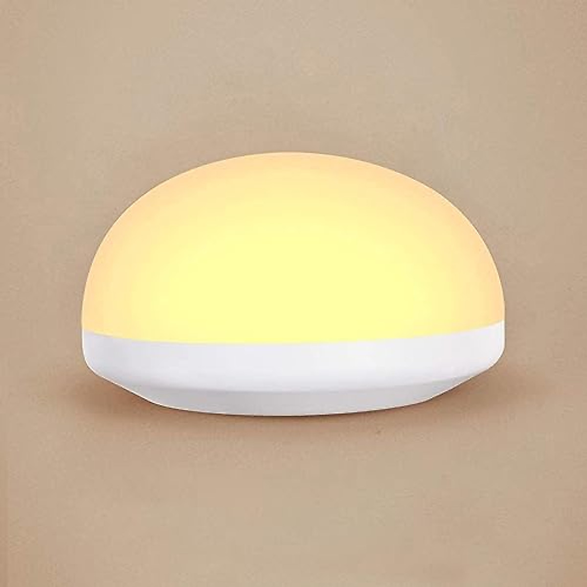 OOWOLF LED Night Lights for Kids Rechargeable Bedside Lamp with Color Changing Mode Dimmable Touchable Ambient Light for Reading, Sleeping, and Relaxing