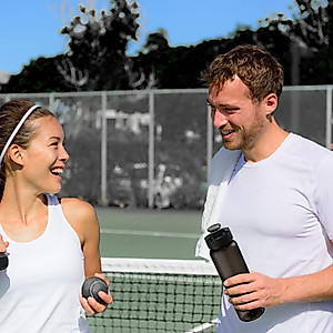 Mimorou 12PCS 24oz Sports Water Bottles Bulk Plastic Sports Drink Bottles Pack Sports Water Cups Set Sports Bike Water Bottles for Gym Outdoor Sports Cycling Camping Hiking Yoga (Clear Grey)