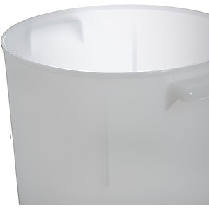 Carlisle FoodService Products 060002 BPA-Free Bains Marie Round Storage Container, 6 Quart, White