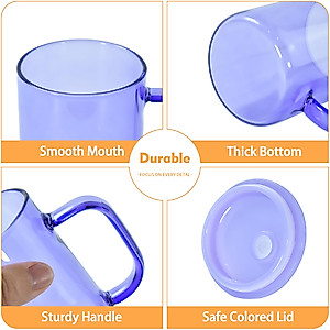 FECBK 25 Pack Sublimation Double Wall Glass Blanks with Bamboo Lids and Straws 20oz Sublimation Snow Globe Tumbler Clear Pre Drilled Beer Can Glass Cup for Iced Coffee, Juice, Soda, DIY Snow Globe