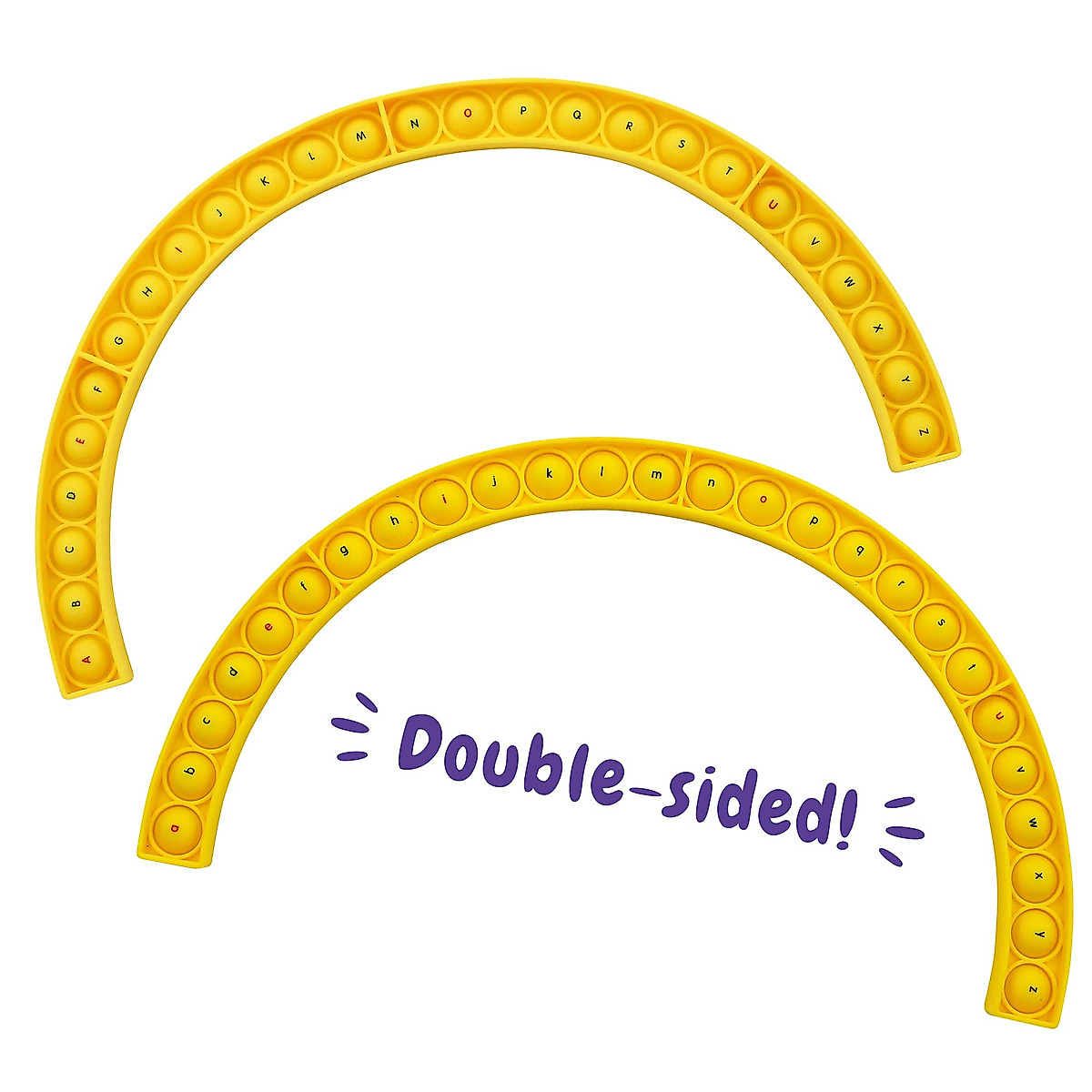 Junior Learning Alphabet Arc Bubble Board, Double-Sided, Ages 4-7, Letter Recognition, K-2