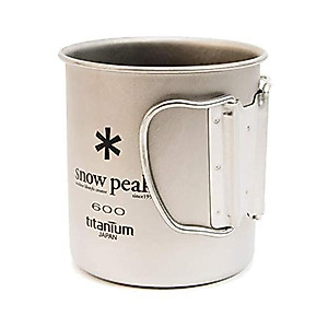 Snow Peak Titanium Single Wall Cup 600