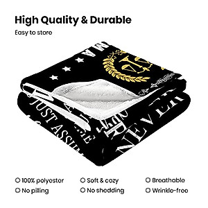 Lawyer Blanket Law Throws Gift for Men Law School Graduation Gifts Ultra-Soft Blankets for Bedroom Living Room Couch Bed for Lawyer 50x60 Inches.