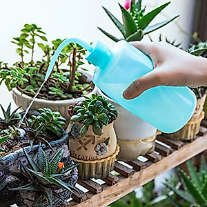 Oubest Squeeze Bottles Succulent Watering Bottle 500ml Blue Water Squirt Irrigation Bottle Squeeze Sprinkling Can Plastic Wash Plant Bottle 2pc