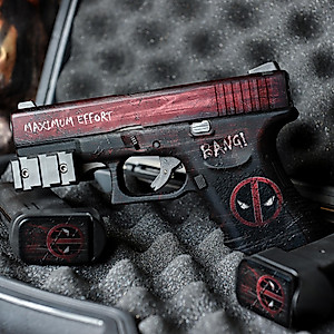 GunSkins Precut Pistol Skin for Glock 17 - Compatible with Airsoft AEG BB Gun - Vinyl Gun Wrap - Easy to Install - 100% Waterproof - Matte Finish - Made in USA - GS Hand Cannon