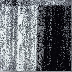 LUXE WEAVERS Lagos Collection 9248 Red 5x7 Art Deco Geometric Area Rug