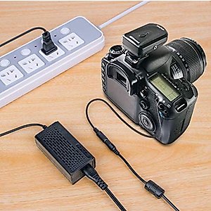ACK-E6/ACE6N DR-E6 Continuous Power Adapter LP-E6 Dummy Battery for Canon EOS 70D 80D 90D 5Ds 5Ds R 5D Mark II III IV 6D 6D Mark II 7D 7D Mark II 60D 60Da EOS R R5 R6 R7 Cameras by Tengdaxing