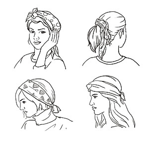 XUWU Women's Fashion Silk Scarf Jamaica Flag Jamaican Tropical Square Satin Headscarf Neck Scarf Head Hair Wraps