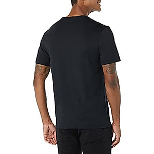 Amazon Essentials Men's Short Sleeve T-Shirts, Slim-Fit, Crewneck, Pack of 2, Black/Charcoal Heather, XX-Large