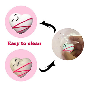 QINGQIU 24 PCS Easter Mochi Squishy Toys Stress Relief Squishies for Kids Boys Girls Toddlers Easter Basket Stuffers Egg Fillers Gifts Party Favors