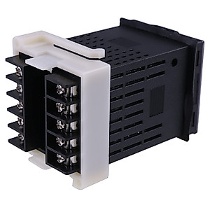 WQSING 100-240VAC Digital Temperature Controller E5CN-R2MT-500 Compatible with OMRON PV Display Indicator
