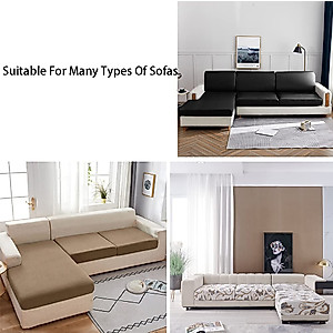 Premium Couch Armrest Cover, Elastic Stretchable Arm Protector, Scratch Resistant Sofa Arm Cover, Removable Washable Couch Arm Covers with Elastic Band, 2 PCS