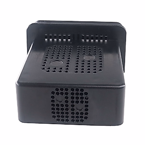 J&TOP Portable DIY Replacement Dock Mount Case for Nintendo Switch,Black(Only The Case)