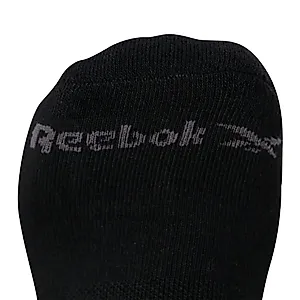 Reebok Men's Low Cut Socks - 12 Pack Performance Cushion Comfort No Show Socks - Breathable Athletic Socks for Men (6-12.5), Size 6-12.5, Black Feed