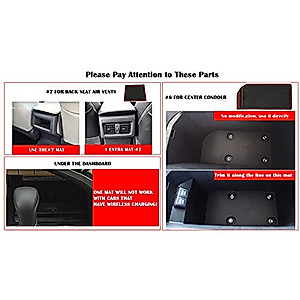 Auovo Anti Dust Mats for Toyota Camry Accessories 2018 2019 2020 2021 2022 2023 Custom Fit Door Pocket Liners Cup Holder Pads Console Mats(16pcs/Set) (red)