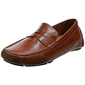 Cole Haan Men's Howland Penny Loafer, Saddle Tan, 9.5 M US
