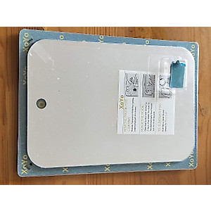 XoYo-Large Fogless Shower Mirror（11inX7.48in）, Includes 1 Adhesive Hooks, Anit-Fog Shower Mirror, Shower Makeup Shave Mirror, Frameless Shower Mirror, Wall Hanging Mirror