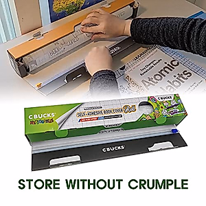 Clear Paperback Book Cover Protector Includes Slider - Covers Upto 20 Books (13in x 33.5ft)