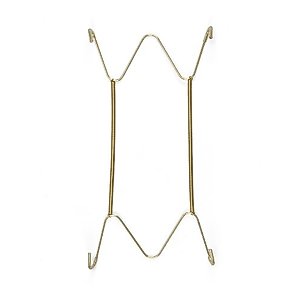 TRIPAR 15-30-Inch Brass Plate Wire Wall Plate Hanger