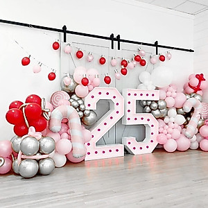 140Pcs Christmas Balloon Garland Arch Kit - Red Pink Candy Cane Balloons Sweet Lollipop Foil Balloon for Christmas New Year Birthday Xmas Holiday Party Decorations