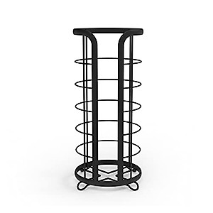 BROOKSTONE, Trending Black Toilet Paper Holder, Freestanding Bathroom Tissue Organizer, Minimalistic Storage Solution, Modern & Stylish Design [Holds MEGA Rolls]
