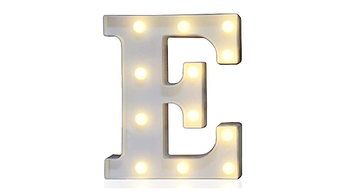 Pooqla LED Marquee Letter Lights for Home Decor