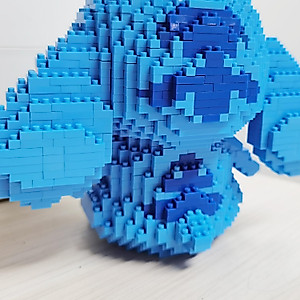 STpro Building Bricks 1700+ Pieces Set - Classic Cartoon Characters Building Blocks - Mini Building Block for Boys Girls & Adults (Blue)