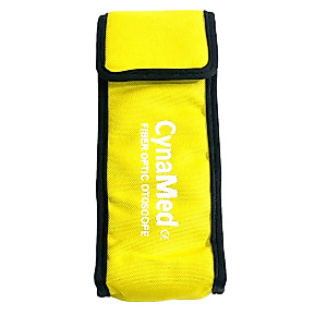 Mini Fiber Optic Otoscope Yellow (Pocket Size) Ent Diagnostic Set Plus 1 Replacement Bulb Cynamed