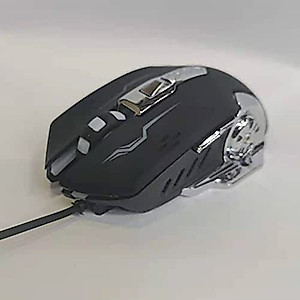 Lazy Pad,uvvy Ergonomic Design USB Wired Gaming Mouse Optical 2000dpi Computer Mice Wired Mouse Notebook for Home Office School