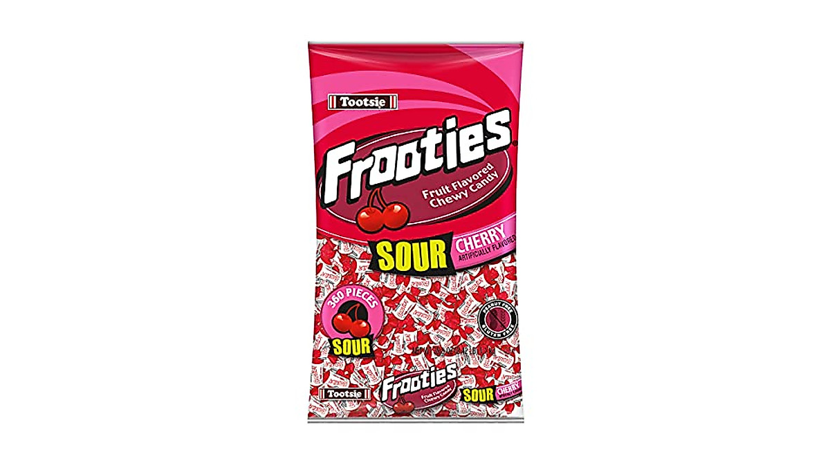 Sour Cherry Frooties - Chewy Tootsie Roll Candies Bulk 360 Pieces
