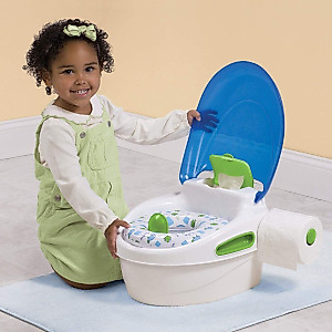 Summer Infant Step by Step Potty, Neutral – 3-in-1 Potty Training Toilet – Features Contoured Seat, Flushable Wipes Holder and Toilet Tissue Dispenser