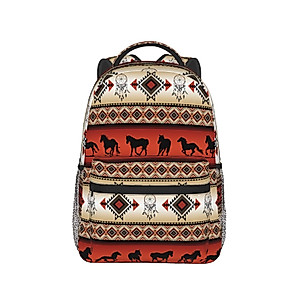 Aztec Backpack Tribal Western backpack for Boys Girls Elementary School Navajo Bags Back to School Gift Bookbag 2nd 3rd 4th 5th 6th Grade